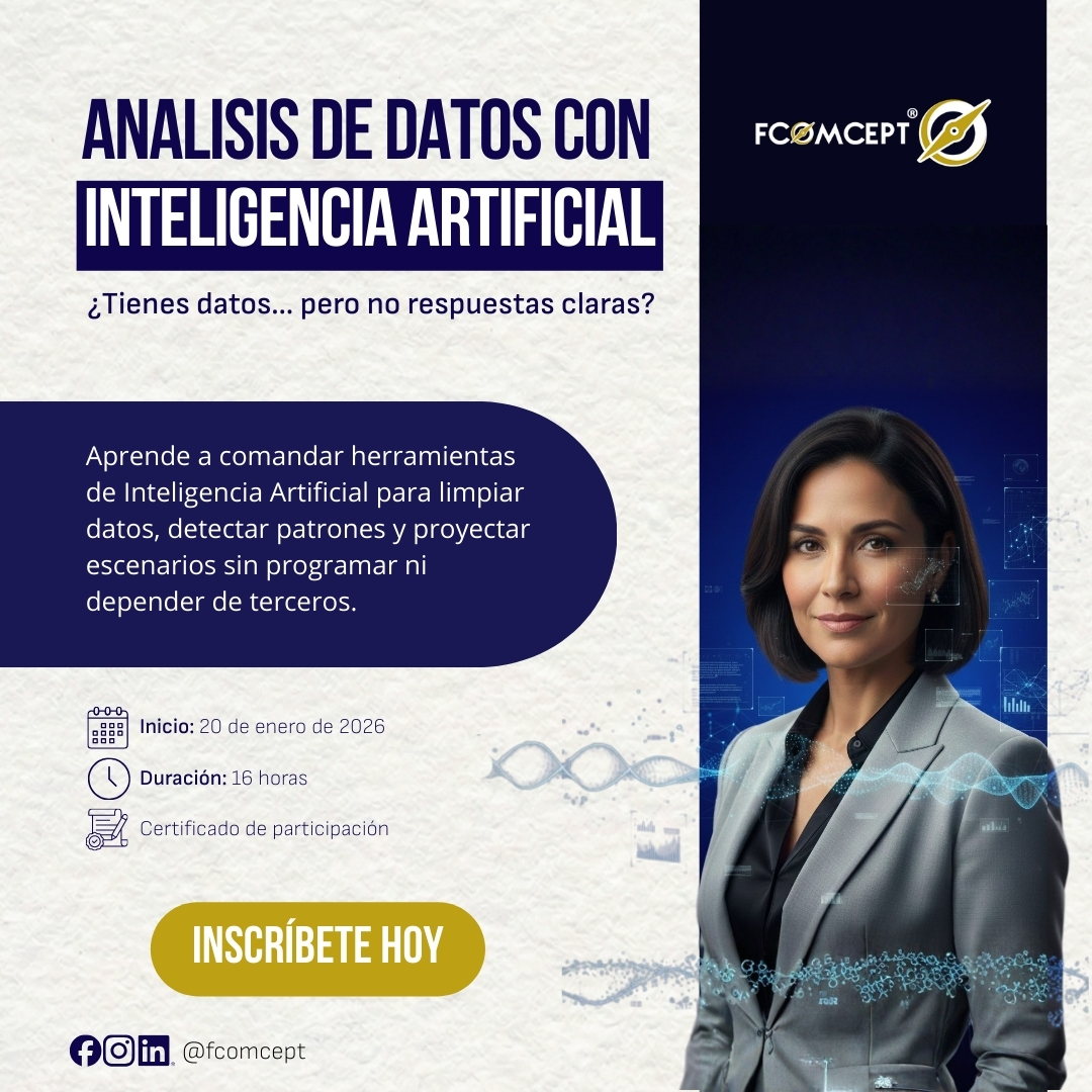 Curso de Análisis de Datos con IA para Directivos | Fcomcept